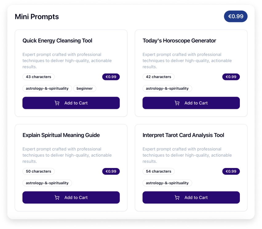 BrightPrompts.store - Premium AI Prompt Store